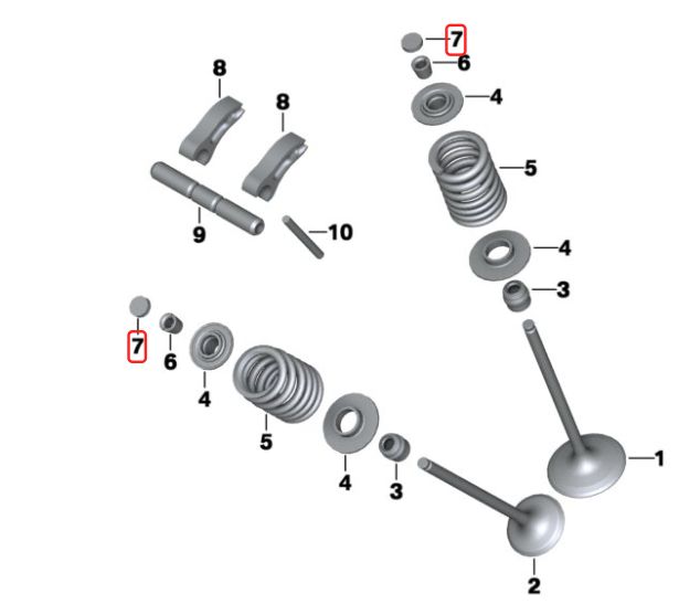 Tills - Shims Adjusting plate R1200 S1000RR F750-850